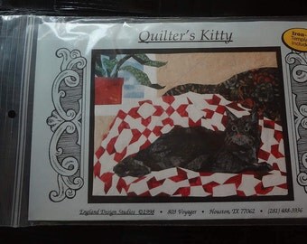 Kitty quilt pattern | Etsy