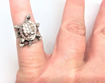 Sea turtle ring | Etsy