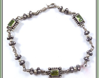 Emerald cut peridot | Etsy