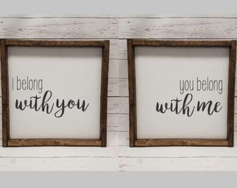 You belong with me | Etsy