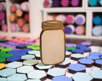 Mason jar shapes | Etsy