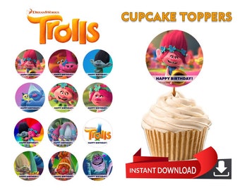 Trolls cake topper | Etsy