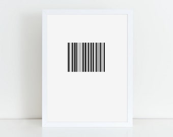 Barcode art | Etsy