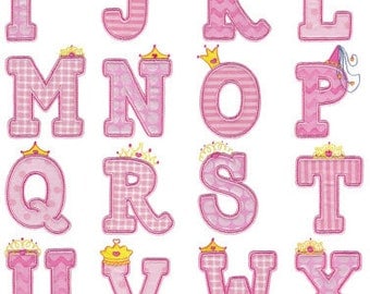 Princess alphabet | Etsy