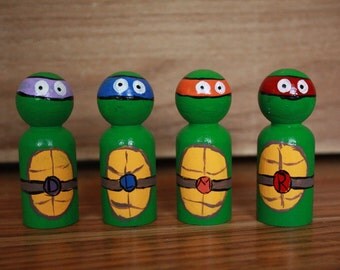 Unique ninja turtle peg related items | Etsy