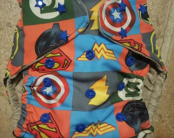 Superhero diaper | Etsy