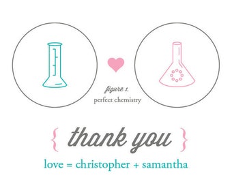 Chemistry thank you | Etsy