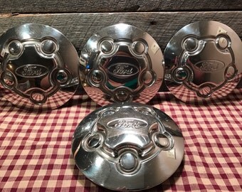 Chrome hubcaps | Etsy