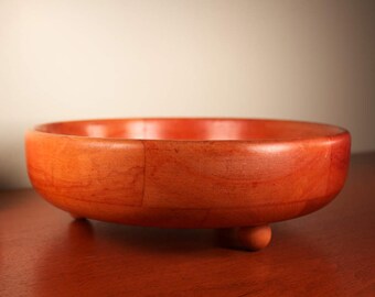 Wooden salad bowl | Etsy