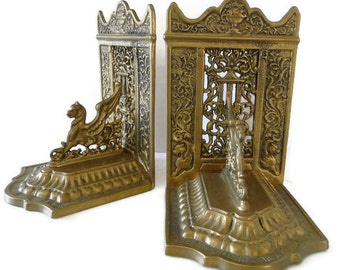 Gothic bookends | Etsy