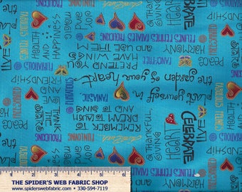 Inspirational fabric | Etsy