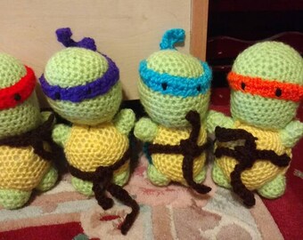 Crochet ninja turtle | Etsy
