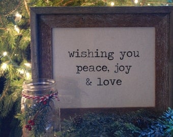Items similar to Wishing You Peace on Etsy