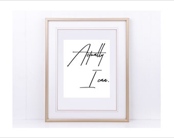 Actually i can | Etsy