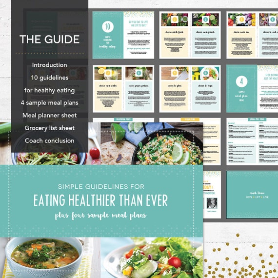 Simple Guidelines for Healthy Eating Generic