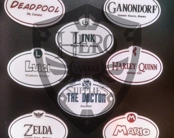 Cosplay badge | Etsy