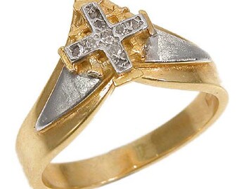 Jerusalem cross ring | Etsy