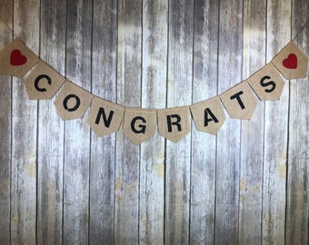 Congrats sign | Etsy