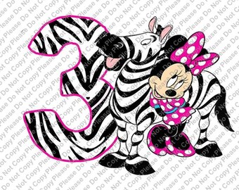 Unique minnie mouse zebra related items | Etsy
