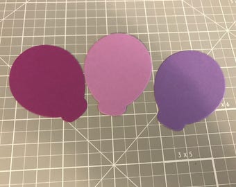 Balloon cut out | Etsy