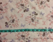 Mickey mouse fabric | Etsy