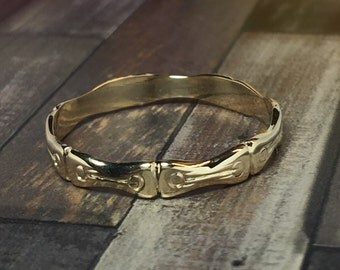 Modern gold ring | Etsy