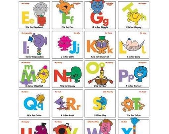 Mr men little miss | Etsy