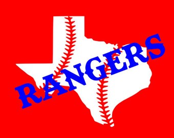 Texas rangers svg | Etsy