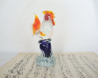 Murano glass rooster | Etsy