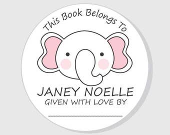 Baby bookplate | Etsy