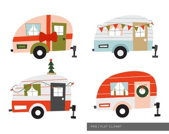 Camper clip art | Etsy