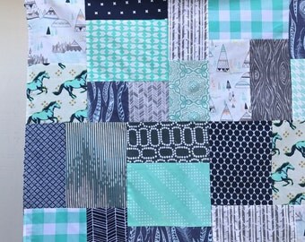 50X70 Patchwork Quilt in Random Pattern Custom Order You