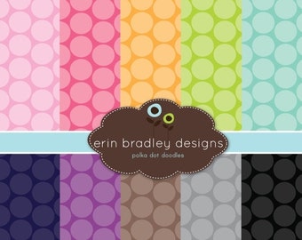 70% OFF SALE Spring Fever Digital Paper Pack by ErinBradleyDesigns