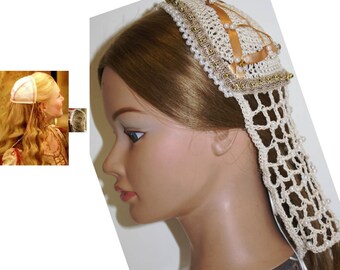 Renaissance coif | Etsy