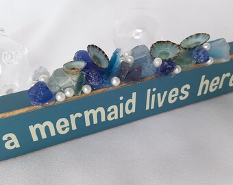 Beach Decor Nautical Shells Sea Glass & by beachgrasscottage