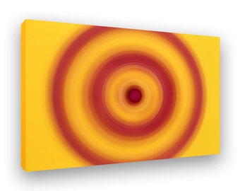 Yellow canvas art | Etsy