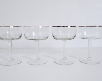 Silver rim glasses | Etsy