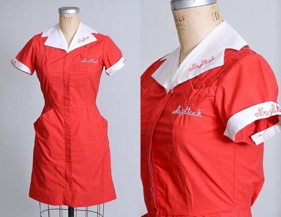 Waitress Outfit From The 70s