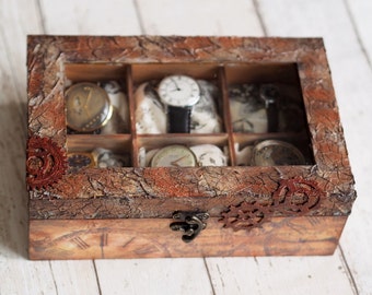 Mens watch box | Etsy