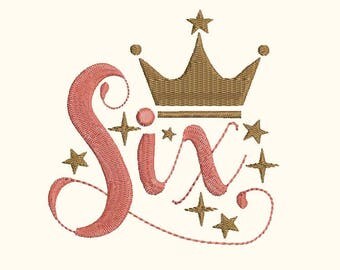 Crown numbers | Etsy