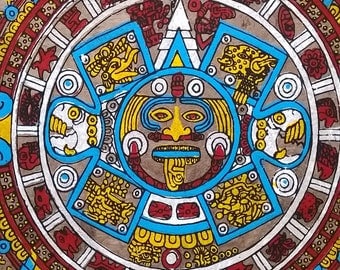 Calendario azteca | Etsy