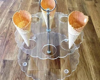 Metal ice cream | Etsy