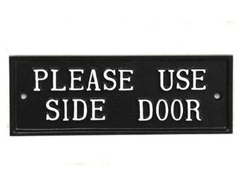Please use back door | Etsy