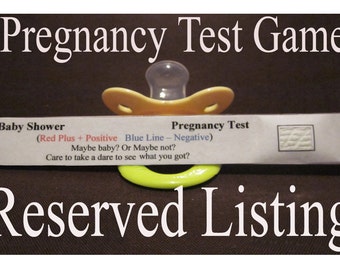 Baby Shower Games Fun Baby Shower Games Pregnancy Test by ...