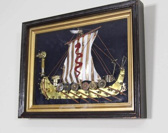 Viking ship frame | Etsy