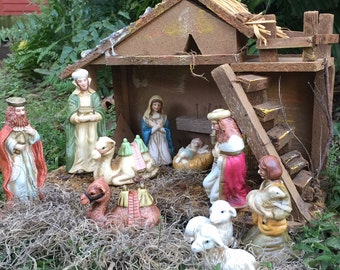 Nativity stable | Etsy