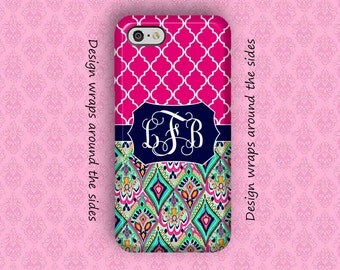 Monogram Apple iPhone and Samsung Galaxy by pinkblossomdesign