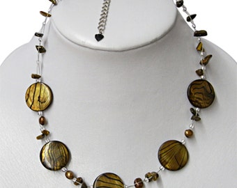 Tiger eye shell | Etsy