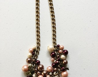 Messy chain necklace | Etsy