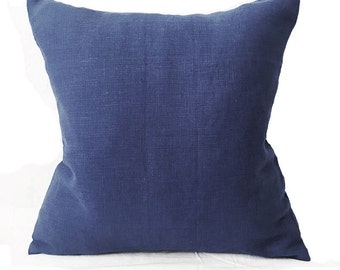 Navy blue cushions | Etsy